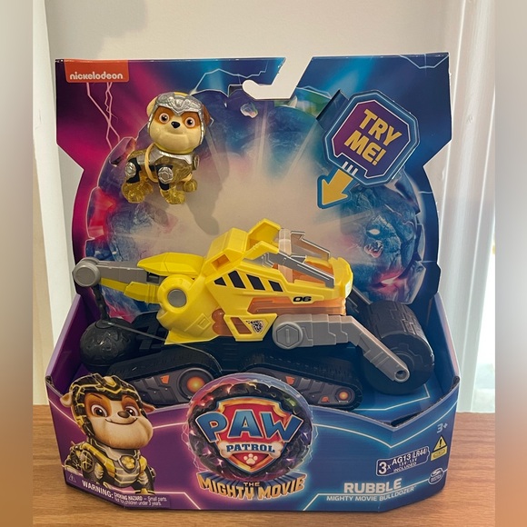 Spin Master | Toys | Sold Out Paw Patrol The Mighty Movie Rubble Figure ...
